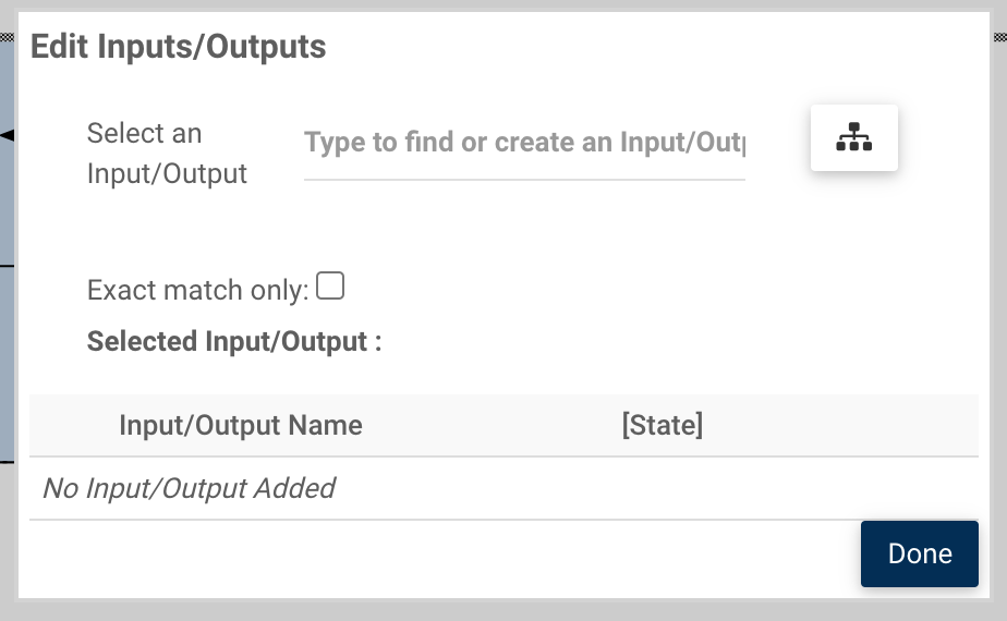 12.2.2.8 Inputs and Outputs - EPC - WebApp Manual - 14.0