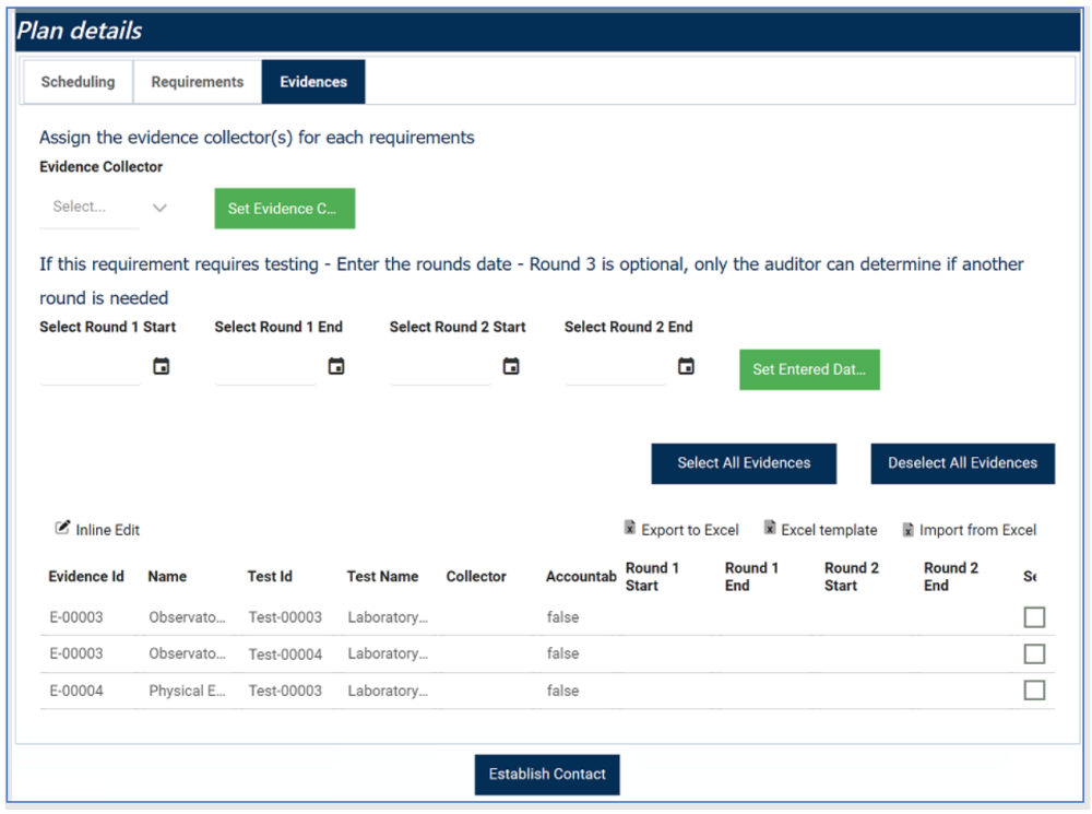 Evidences - Audit - #10