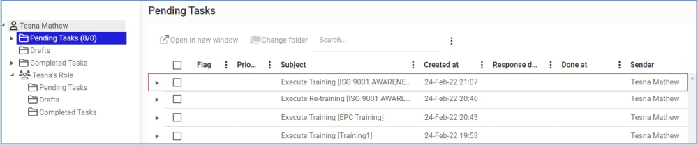 Execute Training - Training - #13