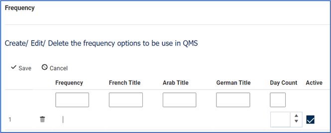 Frequency - Audit - #13