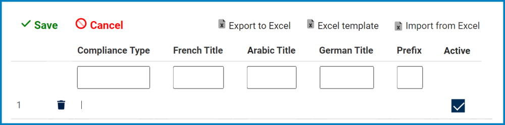 Compliance Types List - Audit - #11
