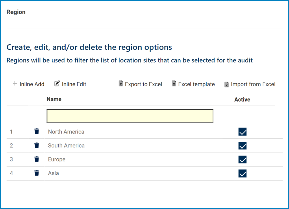 Region - Quality Event - #11