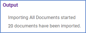 Import Document Tab - Audit - #13