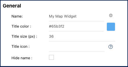 4.2.1.12 My Map Widget - EPC - WebApp Manual - 15.0