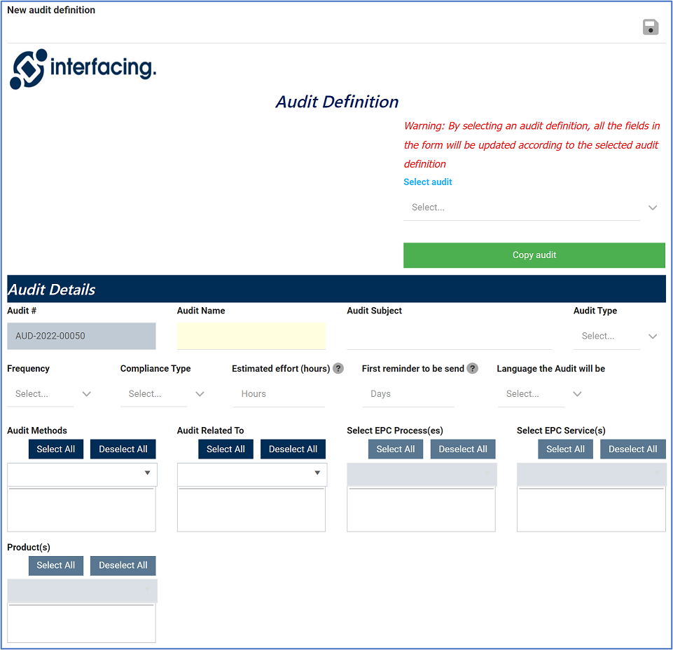Audit Details - DBP - QMS - Audit - #10