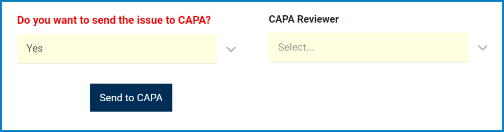 Review the Issue – Needs CAPA - Quality Event - #14