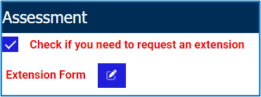 Request Extension for Training - Training - #13