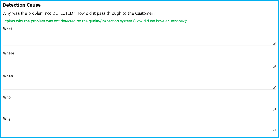 3×5 Why Analysis - CAPA - #13