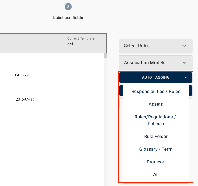 13.3.2 Auto Tagging - EPC - WebApp Manual - 13.3
