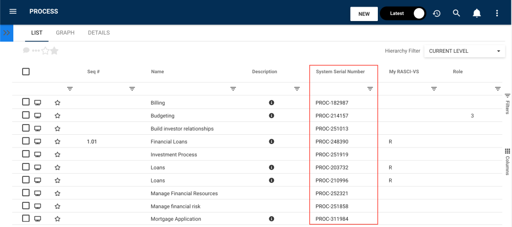 Automatic System Serial Numbering - EPC - WebApp Manual - 14.0