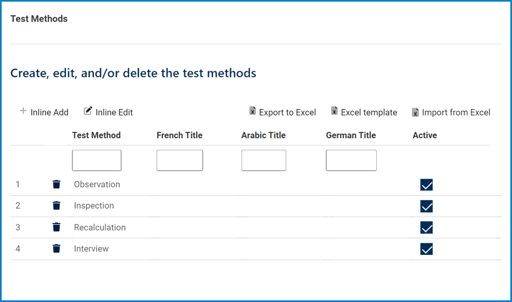 Test Methods - DBP - QMS - Audit - #11
