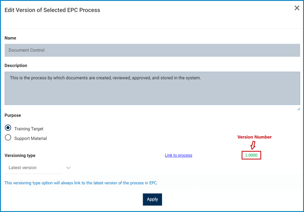 Edit Version of EPC Process - Training - #14