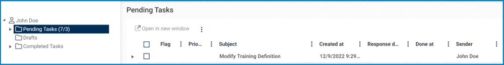 Modify Training Definition - Training - #14