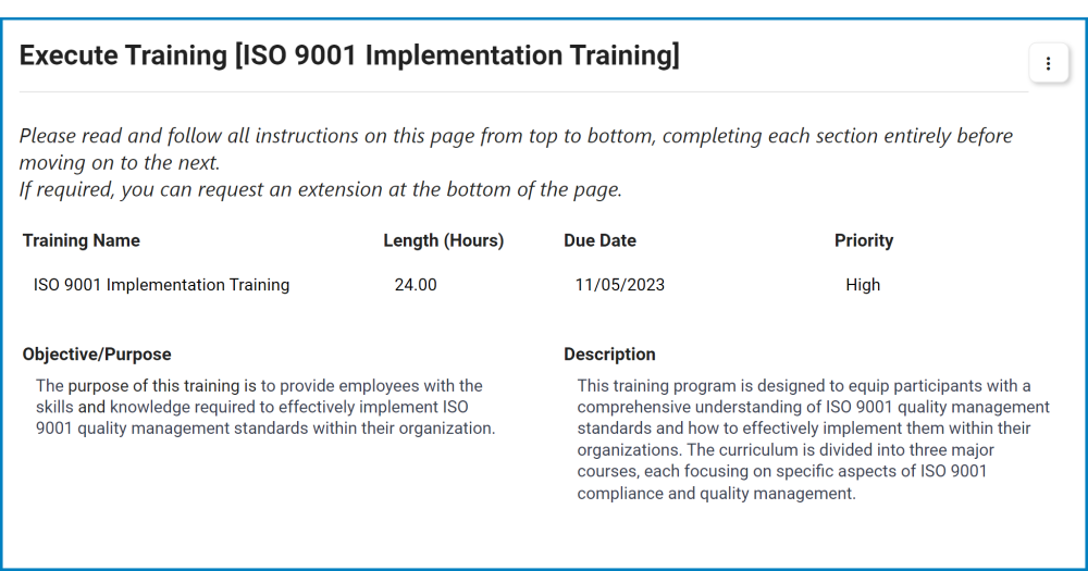 Execute Training – Dynamic Field Visibility - Training - #14.1