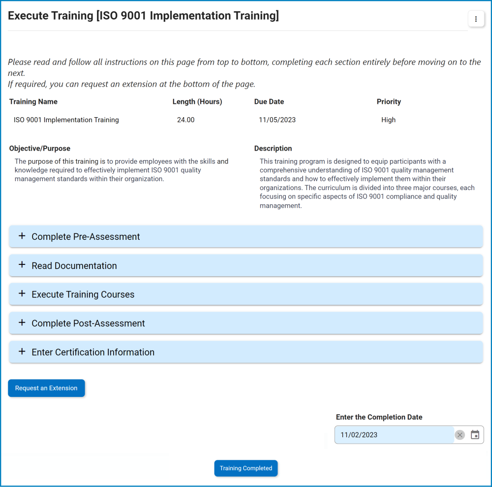 Execute Training - Training - #14.1