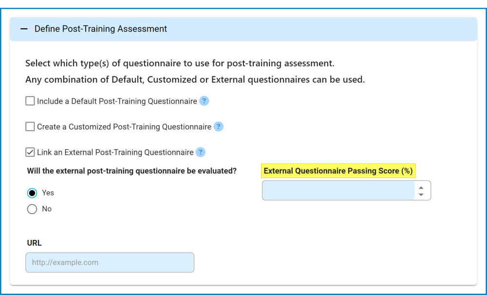 Enhanced Implementation of Score Assessment Method - Training - #14.1