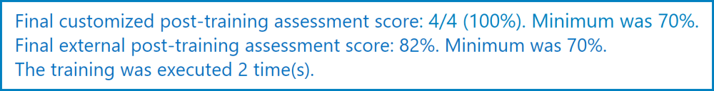 Sign Off Training Completion - Training - #14.1