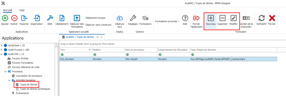 5.2 Tâche - DBP - Designer Manual - #14