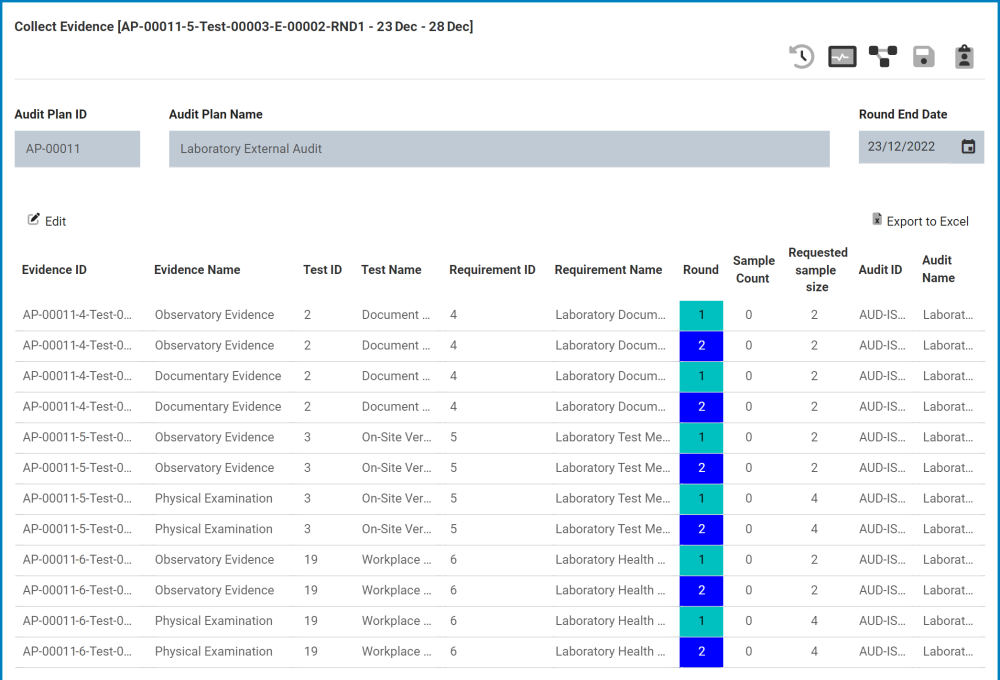 Collect Evidence - Audit - #11