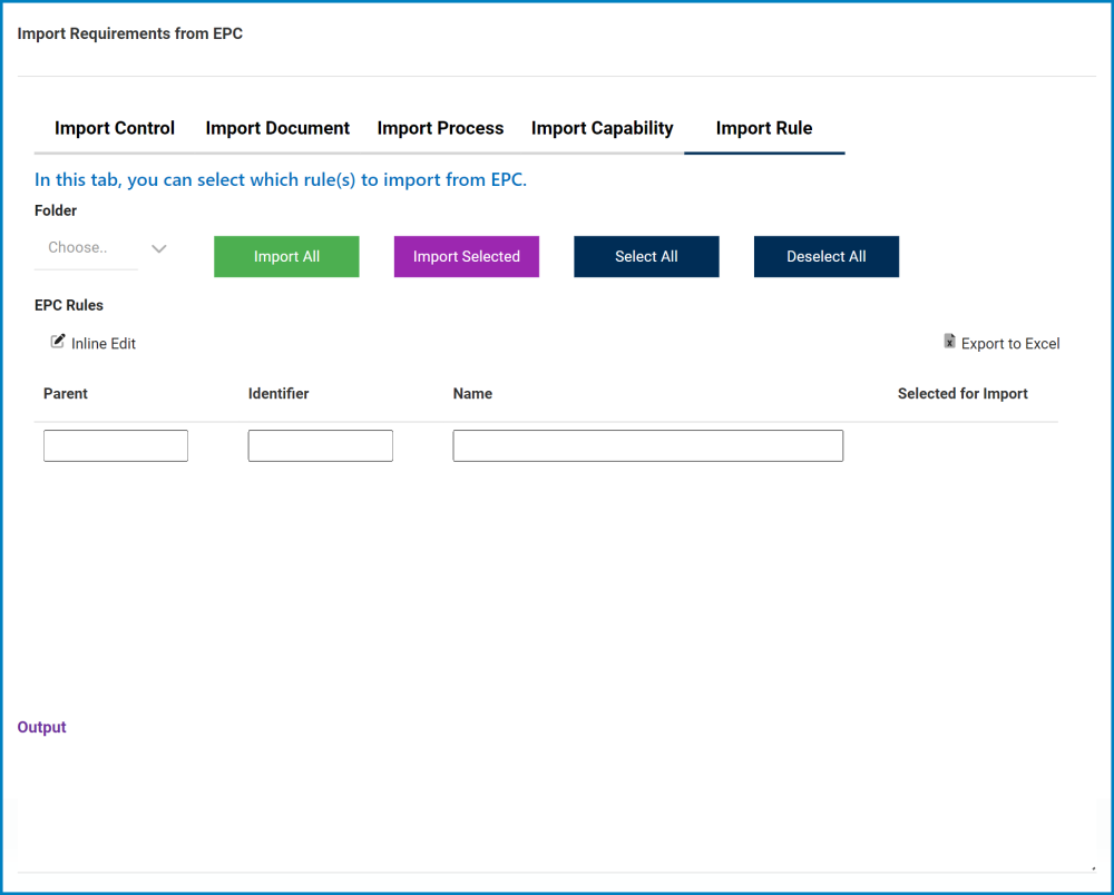 Import Rule - Audit - #14