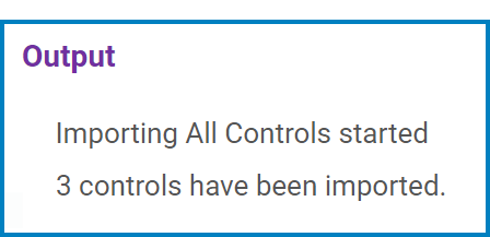 Import Control - Audit - #11