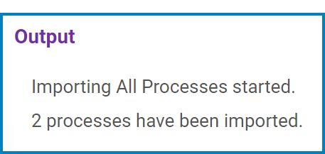Import Process - Audit - #11