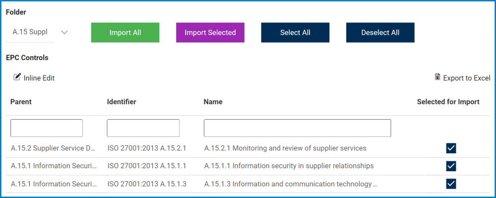 Import Control - Audit - #11