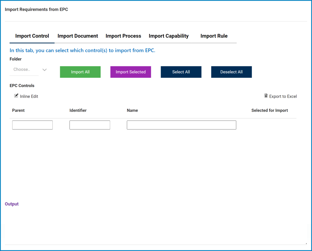 Import Control - Audit - #11
