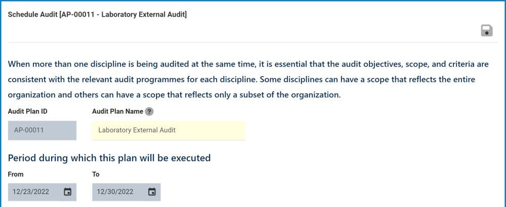 Audit Details - Audit - #14