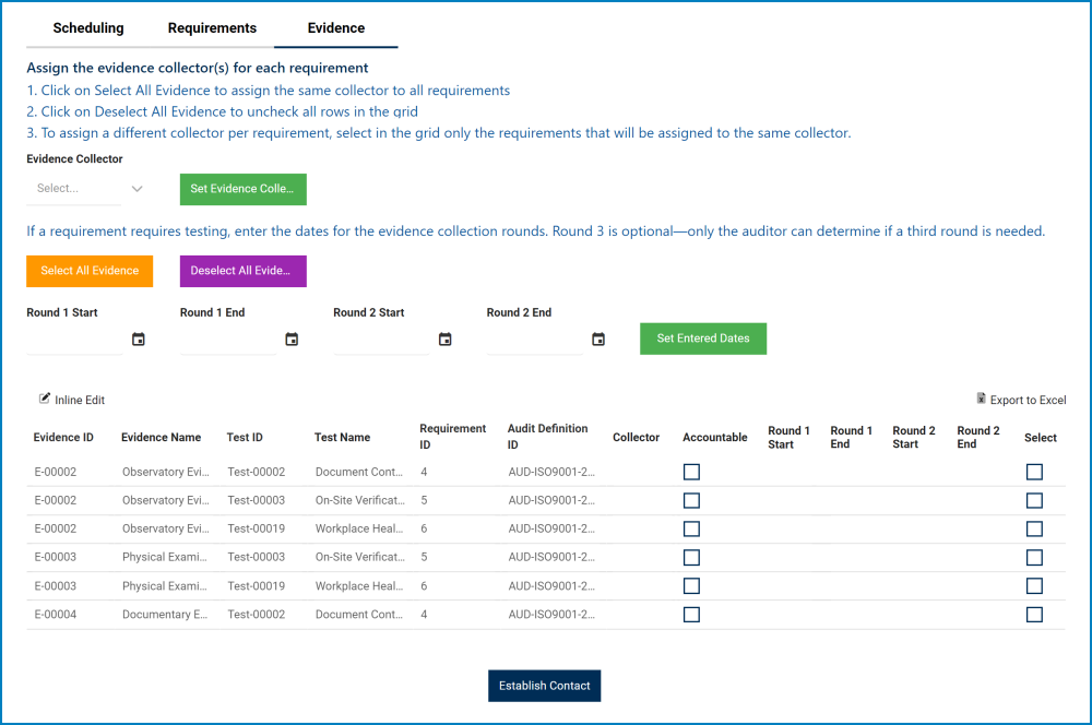 Evidence - Audit - #11