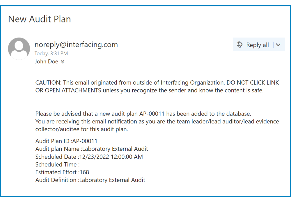 Establish Contact - DBP - QMS - Audit - #11