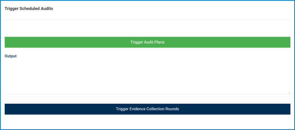 Trigger Scheduled Audits - Audit - #14