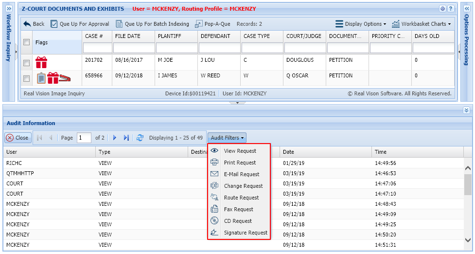 Audit - One Look (IBM i / Cloud) - 2