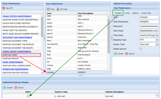 Grant System Code Access - One Look (Windows) - 1