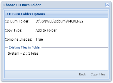 Copy to CD Folder - One Look (Windows) - 1