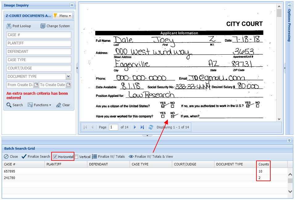Batch Search - One Look (Windows) - 1