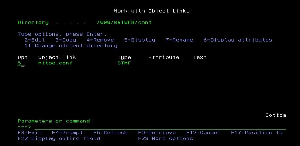 Identify RVI Webserver IP Address and Port Number - One Look (IBM i ...
