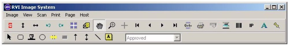 Menu Bar Descriptions - RVI 9 IBMi User Manual - 1