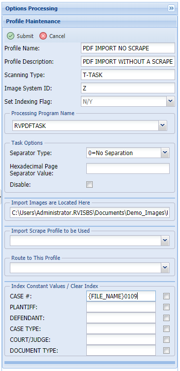 PDF Import Using Task Scheduler Only - One Look (Windows) - 1
