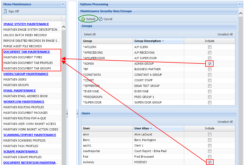 Menu Security - One Look (Windows) - 1