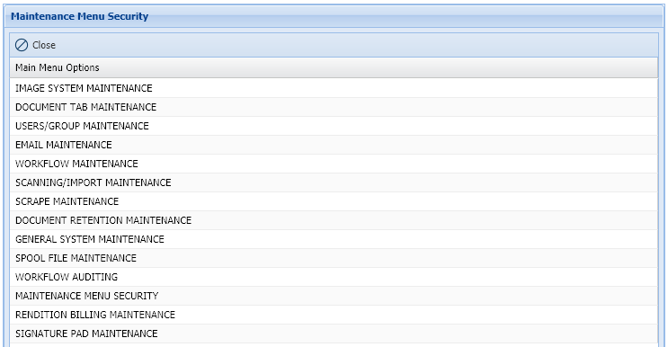 Menu Security - One Look (Windows) - 1