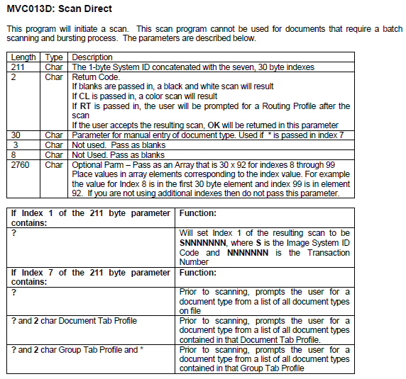 CALL MVC013 or MVC013D - One Look (IBM i / Cloud) - 2