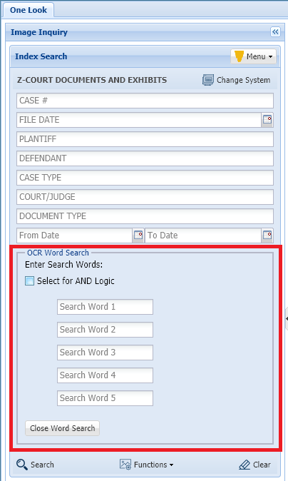 OCR Word Search - One Look (IBM i / Cloud) - 2