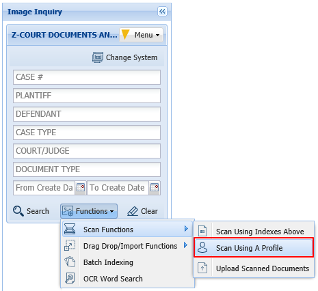 Scan Using A Profile - One Look (Windows) - 1
