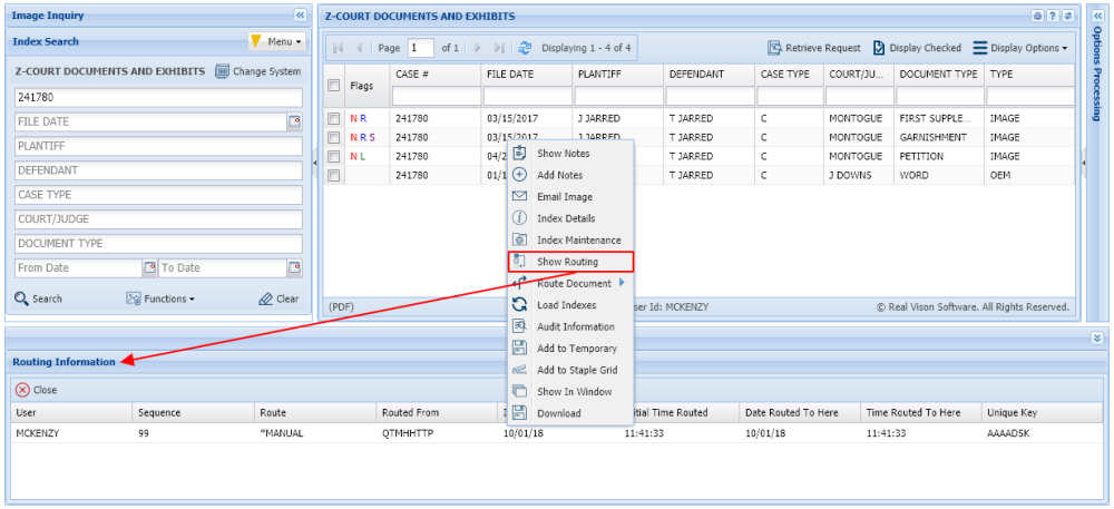 Subfile List & Right Click Menu - One Look (IBM i / Cloud) - 2