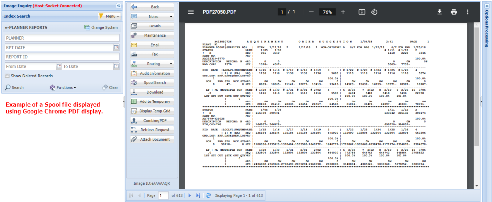 Display - One Look (IBM i / Cloud) - 2