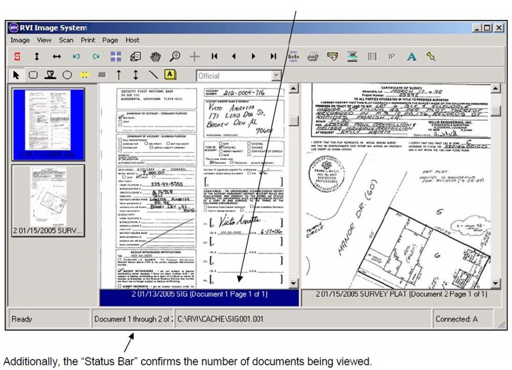 Status Bar Descriptions - RVI 9 IBMi User Manual - 1
