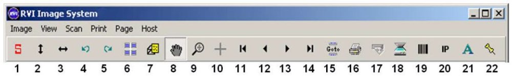 Primary Toolbar Descriptions - RVI 9 IBMi User Manual - 1