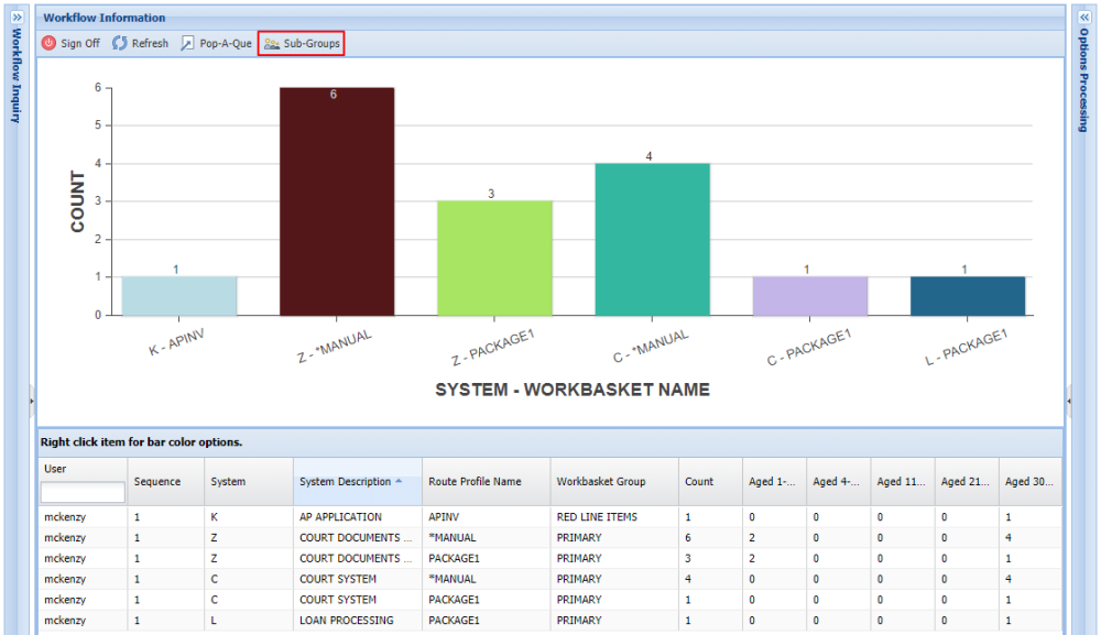 Create Sub-Groups - One Look (Windows) - 1