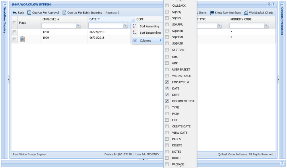 WorkBasket - One Look (IBM i / Cloud) - 2